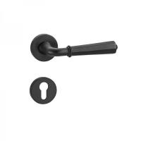 China Decorative Phonograph Door Knob Modern Brass Door Handles Hardware for sale