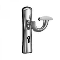 China Mushroom Shaped Classic Brass Door Handles /  Brass Door Levers CP Chrome for sale