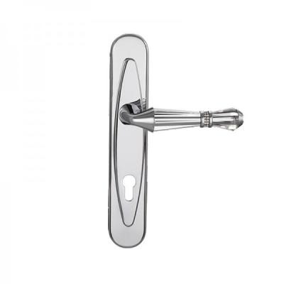China Venice Classic Brass Door Lock Handles For Front Entrance Door for sale