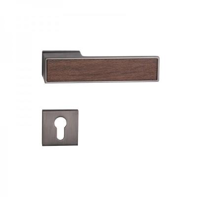 China Modern Style Ark Zinc Alloy Door Handles Interior Door Lever Handles for sale