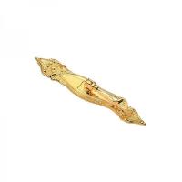 China 24k Gold Antique Brass Pull Handles Wardrobe Door Cabinet Handles for sale
