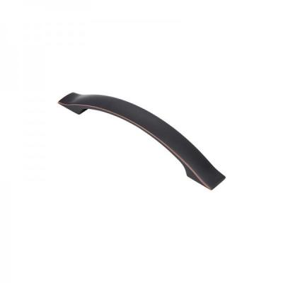 China Zinc ASB American Black Door Lock Lever Handle Furniture Fittings for sale