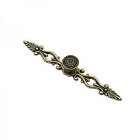 China Furniture Fittings Luxury Zinc Cabinet Handles Closet Door Pull Handles for sale