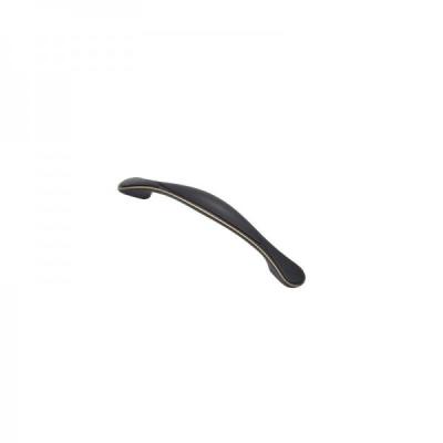 China Black Anti Scratch Lever Lock Door Handle Zinc Alloy Pull Handle for sale