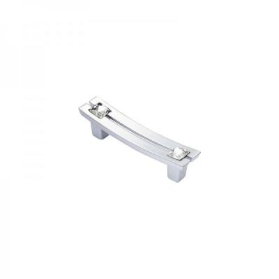 China Modern Zinc Alloy Chrome Cabinet Handles Anti Scratch Pull Handles for sale