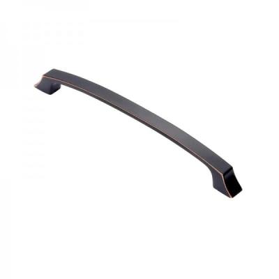 China Modern Zinc Alloy Door Lock Lever Handle Furniture Hardware BAB Finish for sale
