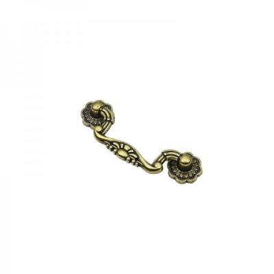 China Furniture Decoration Zinc Alloy Lever Door Handles AB Antique Bronze Finish for sale