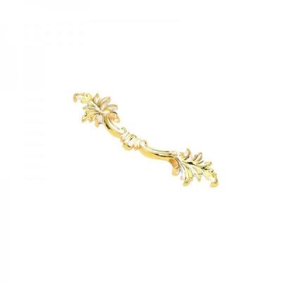 China Golden Color Zinc Alloy Door Handle Lever Furniture Luxury Hardware for sale