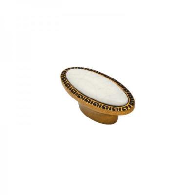 China EAB European Antique Oval Door Knobs Bedroom Furniture Knobs for sale