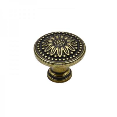 China Antique Bronze Zinc Cabinet Handles Drawer Knobs Furniture Hardware for sale