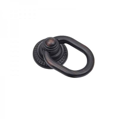 China BAC Ancient Black Zinc Cabinet Handles Cupboard Door Knobs Modern for sale
