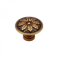 China Decoration Zinc Alloy Round Drawer Pulls / Cabinet Door Handles for sale