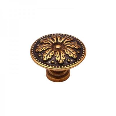 China Decoration Zinc Alloy Round Drawer Pulls / Cabinet Door Handles for sale