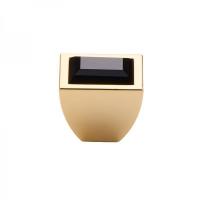 China 24k Gold Finish Modern Brass Door Knob Anti Scratch Wear Resistant for sale