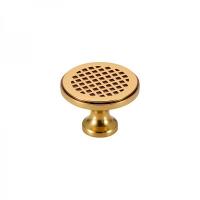 China Round Modern Brass Door Knobs Cabinet / Cupboard Door Hardware for sale