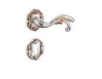 China Peacock Classic Brass Door Handles SIL Finish Antique Brass Door Lock Sets for sale