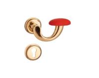China Mushroom Shaped Classic Brass Door Handles /  Brass Door Levers CP Chrome for sale