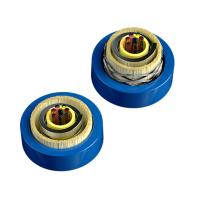 China Tactical Flexible Spiral Steel Armored Fiber Optic Cable HXCOWO 10 Core for sale