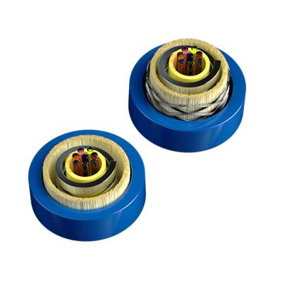China Tactical Flexible Spiral Steel Armored Fiber Optic Cable HXCOWO 10 Core for sale