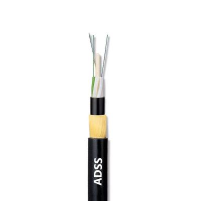 China HXCOWO 2-288 Core Outdoor ADSS Cable High Voltage Overhead Fibre Cable for sale