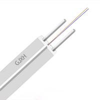 China HXCOWO GJXH FTTH Communication Drop Fiber Optic Cable White Black Custom Length for sale
