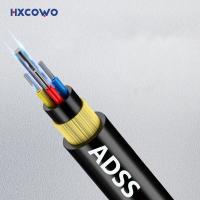 China Customized Singlemode Fiber Optic Cable 6/12/24/48/96Core ADSS Cable for sale