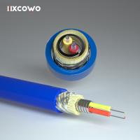 China LSZH TPU Flexible Spiral Steel Armored Fiber Optical Cable For Dustproof Function for sale