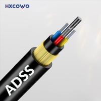 China ADSS 80m 100m 120m 200m Span Aerial Fiber Cable G652D G657A1 G657A2 for sale