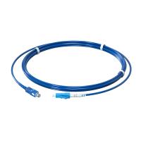 China PVC Armored Single Mode 9/125 G652D Simplex SC/UPC-LC/UPC Fiber Optic Patch Cord for FTTTB Signal Transfer for sale