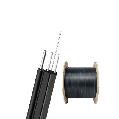 China 1km Roll Fiber Optic Drop Cable Outdoor FTTX FTTH 1/2/4 Cores HXCOWO Cable 's List for sale