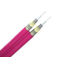 China PE Jacket HXCOWO FTTH Indoor Outdoor Armored Fiber GJSFJBV MM SM Multi Core for sale