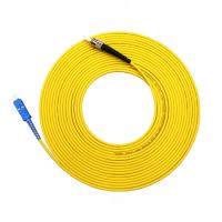 China Customized Lengths 1m/2m/3m... 1 HXCOWO SM Simplex Armored Fiber Optic Cable Patch for sale