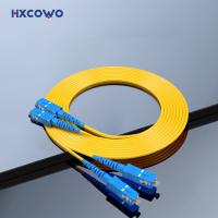 China 2 Core SC/UPC-SC/UPC Duplex Multi-Mode Single Mode 9/125 2.0mm 0.5M Fiber Optic Cable Patch for sale