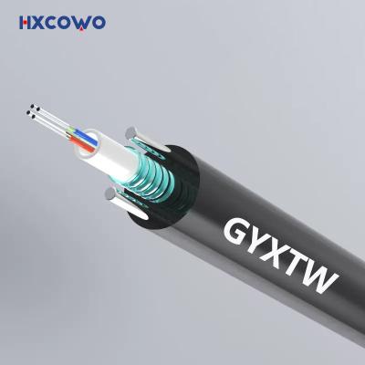 China Customized 4 Core Outdoor Armored Fiber Optic Cable G652D G657A for sale