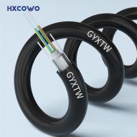 China Fiber Optic Cable GYXTW G657A G652D Armoured Outdoor Single Mode OS2 4 6 12 24 Core for sale