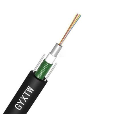 China Fiber Optic Cable GYXTW Armoured Single Mode Outdoor 2/4/6/8/12/16/24 Core G657A1 Per Meter for sale