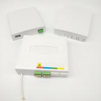 China 2 Port Ftth Fiber Optic Termination Box SC/APC Adapter Fiber Termination Boxes for sale