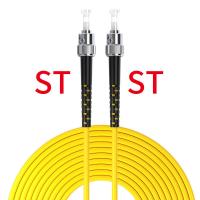China Fiber Optic Patch Cord 3M ST-ST Simplex LSZH 2.0MM Single Mode G657A1 HXCOWO FTTH for sale