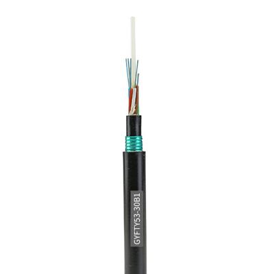 China GYFTA53 Singlemode G652D Non-Metallic Material Water Proof Armored Fiber Optic Cable for sale