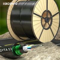 China G652D/G657A1/G657A2 Fiber Optic Cable GYTA53 6-288 Core for Telecom Comunication for sale