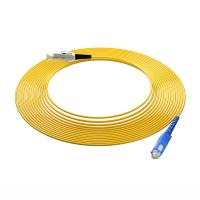 China HXCOWO OM3 SC FC LC ST 850nm/1310nm/1550nm Simplex Multi Mode Fiber Optic Cable Patch for sale