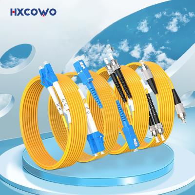 China 4G Network Simplex SC LC FC ST UPC APC PVC LSZH OS2 2.0mm 3.0mm Optic Fiber Patch Cord for sale