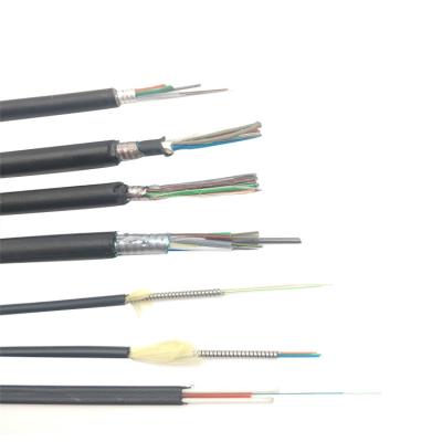 China Custom Length Outdoor Armored Fiber Optic Cable Featuring Steel Tape Armored and Filling Rope Number 5 0 Ideal for Outdoor Network Installations for sale