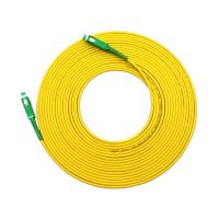 China HXCOWO SM G652D 2.0mm PVC Simplex Fiber Patch Cord in Custom Length with SC/APC Connector for sale