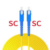 China 1core Fiber Optic Patch Cord SC To SC UPC/APC 2.0mm/3.0mm G652D/G657A for in FTTH for sale