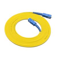 China Custom Length Fiber optic patch cord Simplex SC SC UPC/APC G652D 9/125 SM Optical Fiber for sale
