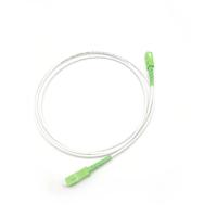 China Armored Optic Fiber Cable Patch Cord SC/APC-SC/APC Singlemode 9/125 3.0mm LSZH for sale