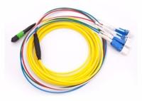China MPO/MTP Fan Out 4xLc UniBOOT Fiber To Patch Cord For 40G To 4x10G for sale