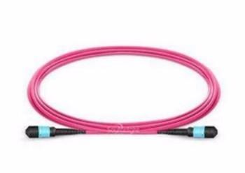 China MTP/MPO -0M4 Trunk Fiber Patch Cable For High Density Wiring System for sale