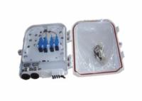 China FTTH-0208 Fiber Optic Termination Cabinet , Network Fiber Optic Cable Connection Box for sale
